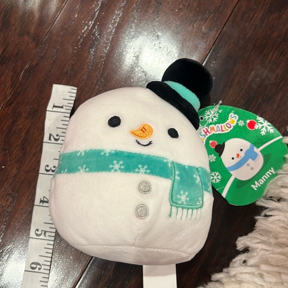 Squishmallows | Toys | Nwt Manny Squishmallow The Snowman 5 Inch | Poshmark
